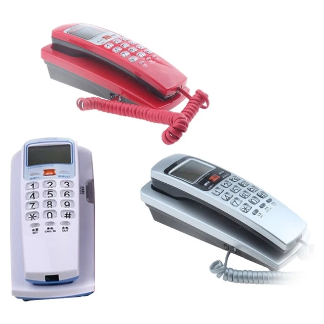 CORDED LANDLINE WITH Caller Display, Storage Last Number Redial and ...