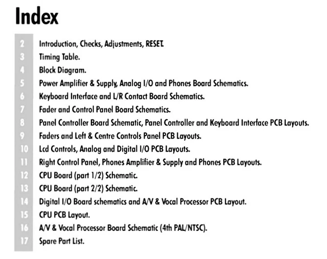 GEM GENESYS ENSEMBLE Service Manual Schema Schaltplan Schematic ...