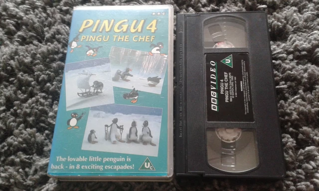 PINGU 4 - Pingu The Chef (Vhs/Pal) Rare £8.63 - PicClick UK