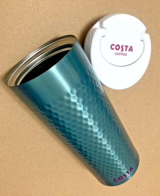 NEW LIMITED EDITION Costa Coffee 2024 Hammered Stainless Steel Travel ...