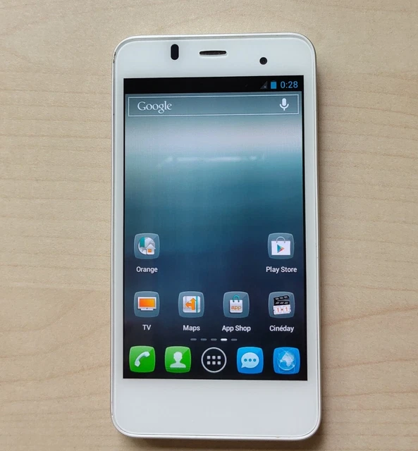 ALCATEL ONE TOUCH Star OT6010X Blanc Android 4.1.1 Réseau Orange TBE ...
