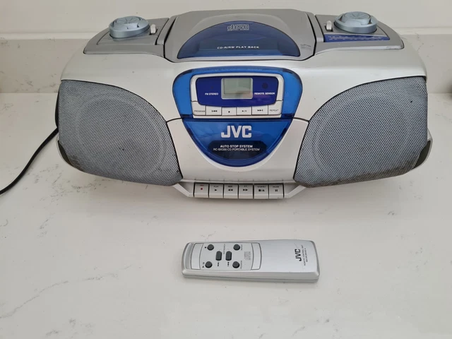 JVC RC-BX330 BOOMBOX Portable CD/Radio/Cassette working vintage 90s y2k ...