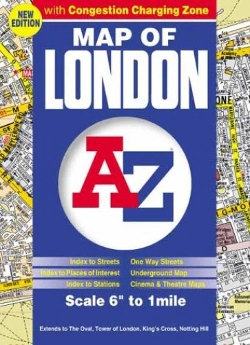A-Z MAP OF London: Congestion Zone ..., Geographers' A- EUR 11,21 ...
