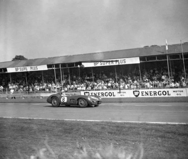 STUART LEWIS-EVANS DRIVING an Aston Martin in 23rd RAC Tourist- 1958 ...
