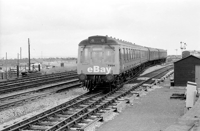 RAILWAY DIESEL NEGATIVE Class 118 DMU P464 Plymouth area 1970s ...