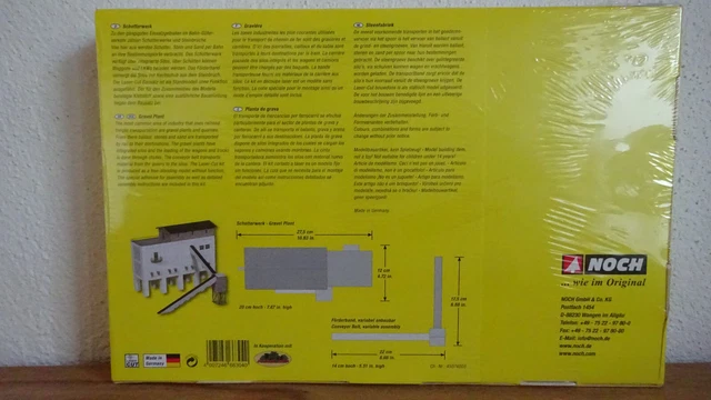 NOCH 66304 H0 Schotterwerk Bausatz Lasercut Neu OVP geeig. Märklin Roco ...