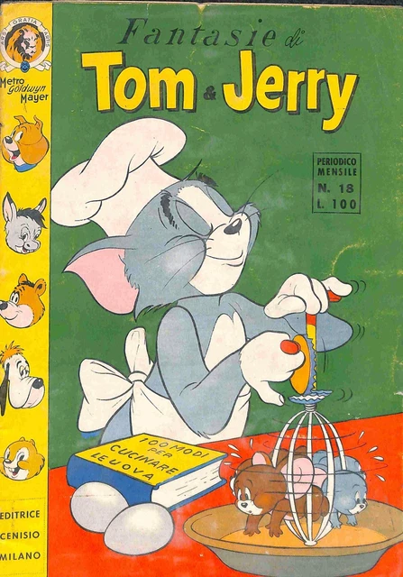 [036] FANTASIE DI TOM E JERRY ed. Cenisio 1962 n. 18 stato Buono EUR 2 ...