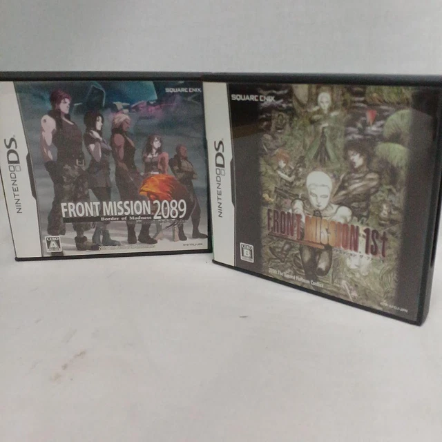 FRONT MISSION 1ST First & 2089 Border of Madness Nintendo DS NDS used ...