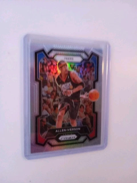 ALLEN IVERSON 2023-24 Panini Basketball Argent Prizm PHILADELPHIA 76ers #184 EUR 3,25 - PicClick FR