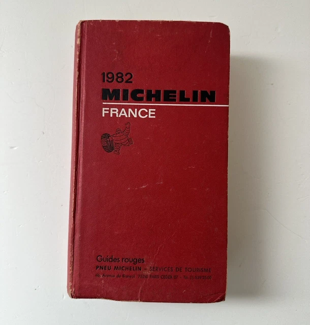 GUIDE ROUGE MICHELIN FRANCE 1982 - Hôtels & Restaurants - Collection ...