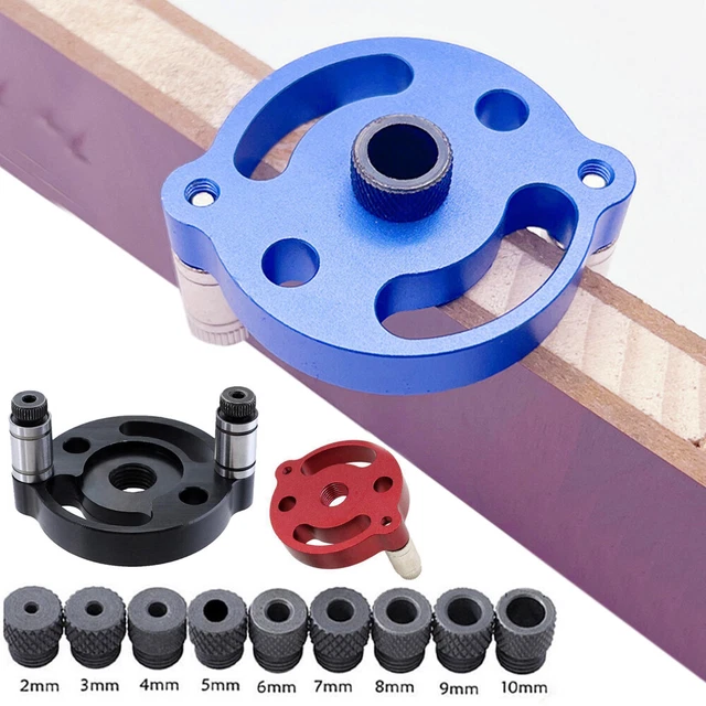 GUIDE DE PERÇAGE Pour Chevilles Foret Gabarit De Trou De Poche Vertical ...