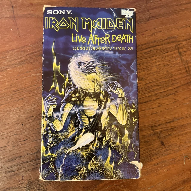 IRON MAIDEN LIVE After Death Video LP World Slavery Tour '85 Hi-Fi VHS ...