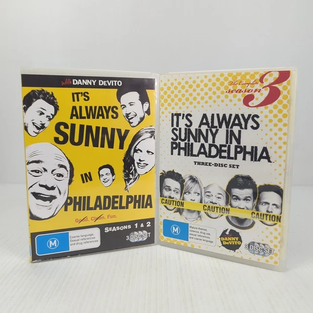 IT'S ALWAYS SUNNY In Philadelphia Dvd Tv Complete Seasons 1 2 3 Region ...