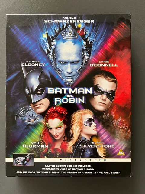 BATMAN & ROBIN Widescreen VHS Video Box set complete with 'The Making ...