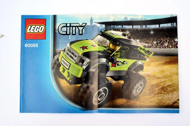 LEGO 60055 INSTRUCTIONS Booklet LEGO CITY Monster Truck - Booklet ONLY ...