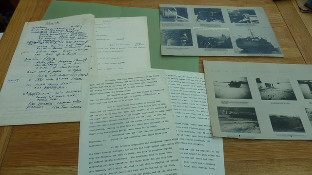 WW2 RARE ORIGINAL Documents, Notes & Photos Pluto Dumbo Cables D Day £ ...