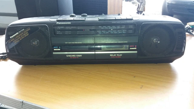CASSETTE RADIO STÉRÉO Panasonic RX-FT510 Boombox Ghetto Blaster (NN ...