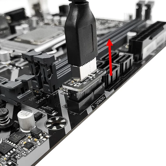 TYPE C USB to Type E Front Panel Socket Panel USB Adapter 20Pin Header ...