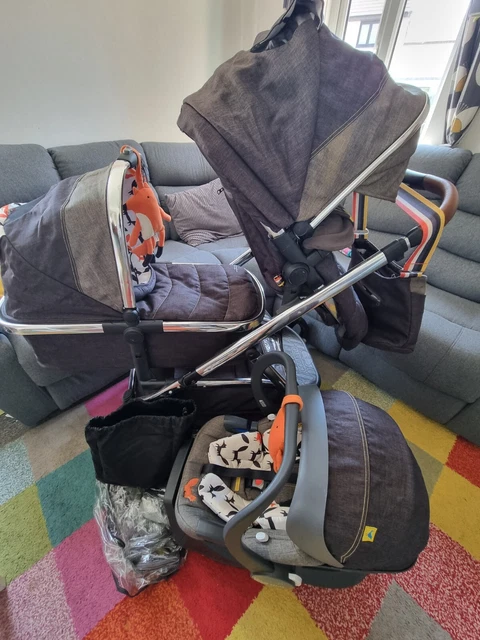 COSATTO TRAVEL SYSTEM Wow Xl pushchair/pram/double buggy With Extras ...