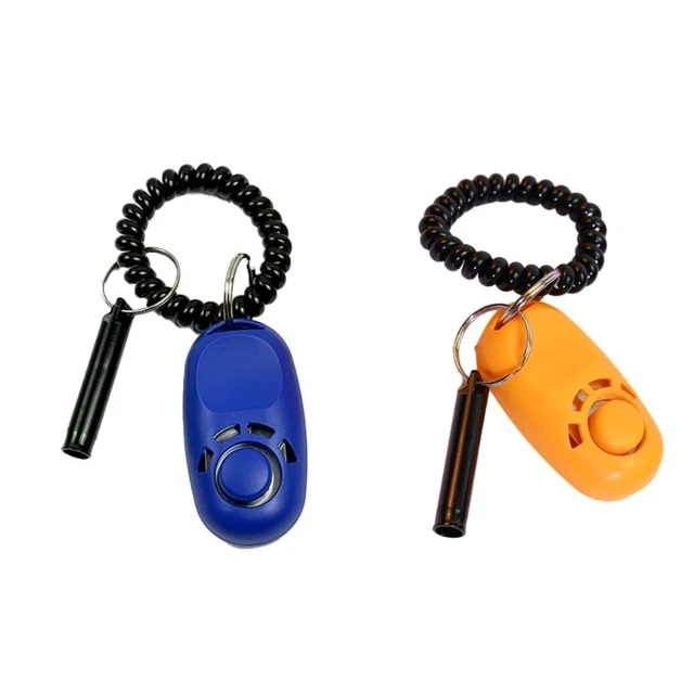 DOG TRAINING CLICKERS and Whistle Combo Light Behavioral Training Tool ...