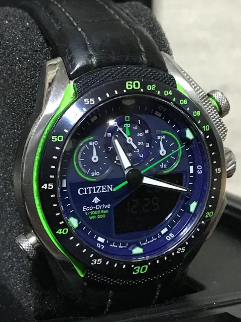 CHRONOGRAPHE CITIZEN PROMASTER SST JW0138-08L étanche 20 bar B3810 EUR ...