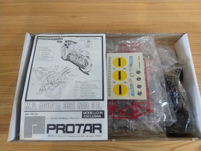 PROTAR MICRO MODEL Scale 1:9 Moto M.V. AGUSTA 500cc 3 Cilindri £100.00 ...