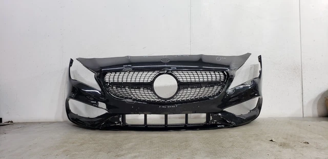 MERCEDES CLA CLASS Amg W117 2016-2019 Front Bumper Black Genuine ...
