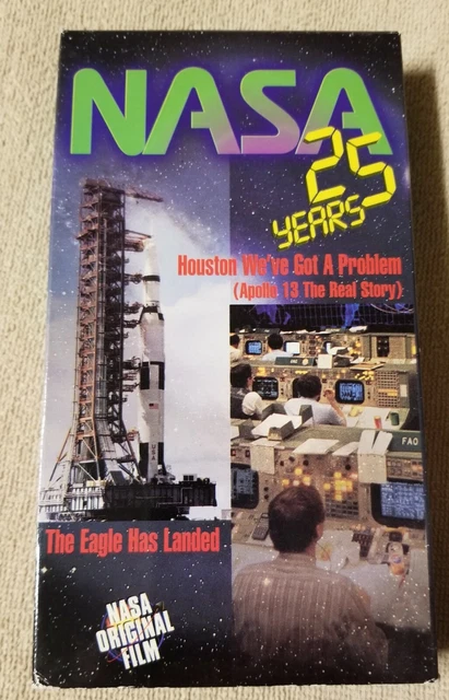 NASA 25 YEARS VHS Video Tape Eagle Has Landed and Apollo 13 Real Story ...