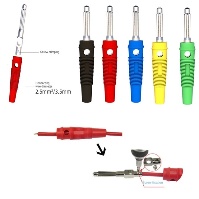 PURE COPPER BANANA Head Plug High Voltage Banana Jacks Durable ...