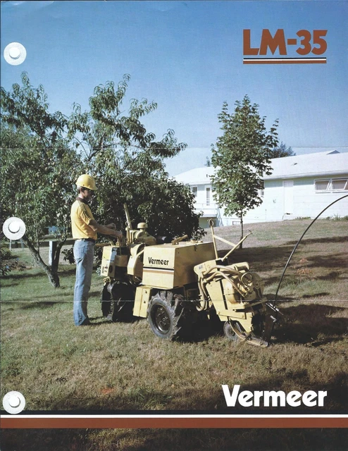 EQUIPMENT BROCHURE - Vermeer - LM-35 - Trencher (E3721) $11.95 ...
