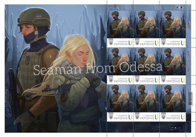 RARE STAMP WAR in Ukraine 2025 "Ukrainian military protect their home ...