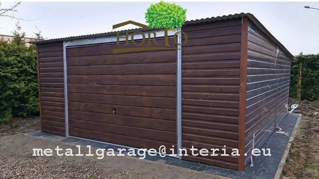 5X7 GARAGE FERTIGGARAGE Metallgarage GERÄTESCHUPPEN Gartenhaus ...