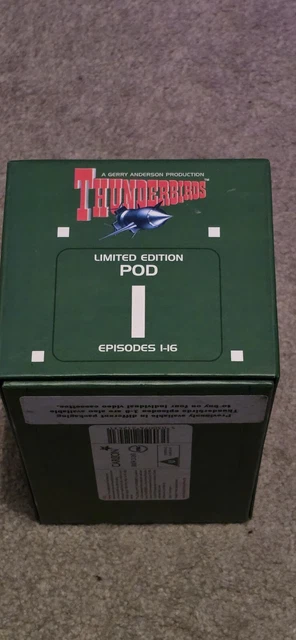 THUNDERBIRDS LIMITED EDITION Pod 1 VHS Episodes 1 - 16 £9.50 - PicClick UK