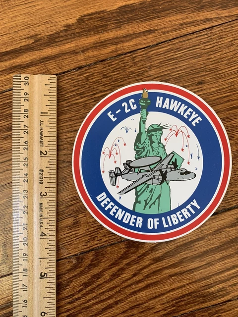 VINTAGE GRUMMAN E-2C Hawkeye Decal Military Air Force Liberty Army Navy ...