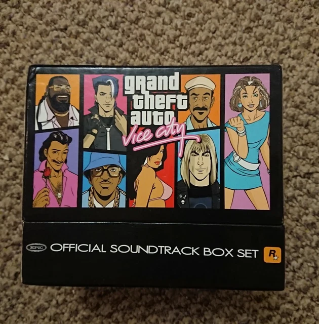 GRAND THEFT AUTO GTA Vice City Official Soundtrack Box Set Incomplete 5 ...