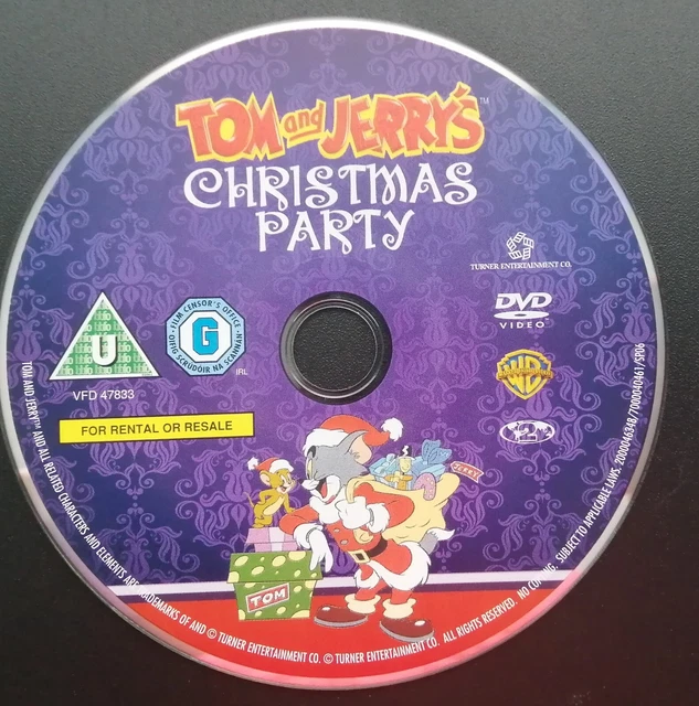 TOM AND JERRY Tom and Jerry's Christmas Party DVD DISC ONLY EUR 4,28 ...