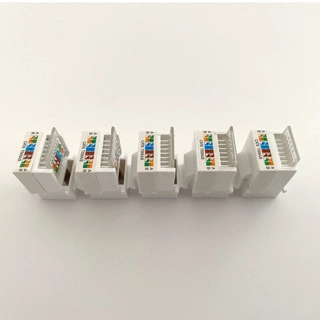 CAT6 STRAIGHT THROUGH Network Module RJ45 Connector Information Socket ...