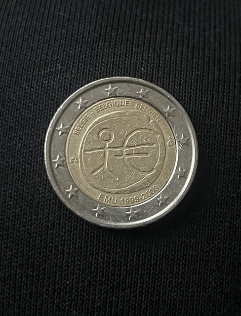 2 EURO MÜNZE Strichmännchen Belgium EMU 1999-2009 EUR 600,00 - PicClick DE