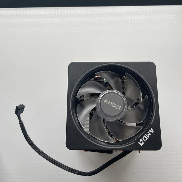 (NEW) ORIGINAL OEM AMD Wraith Prism aRGB Stock Copper CPU Cooler Socket ...