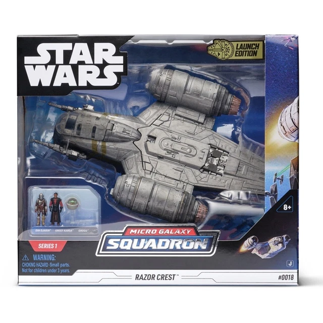 STAR WARS MICRO GALAXY SQUADRON RAZOR CREST vehicle, packaging creased ...