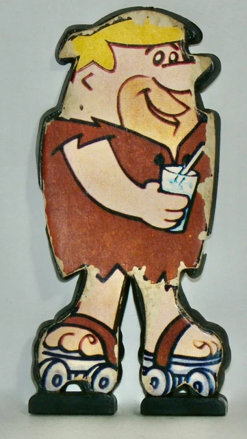 Vintage Hanna Barbera The Flintstones Barney Rubble Magnet Made In Hong