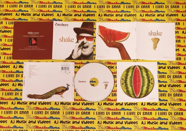CD*ZUCCHERO SUGAR FORNACIARI Shake 2002 Europe POLYDOR 589 748-2 (CI14 ...