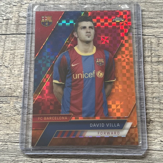TOPPS BARCELONA CROMATO 2023 DAVID VILLA FC BARCELLONA/25 SSP Legend ...