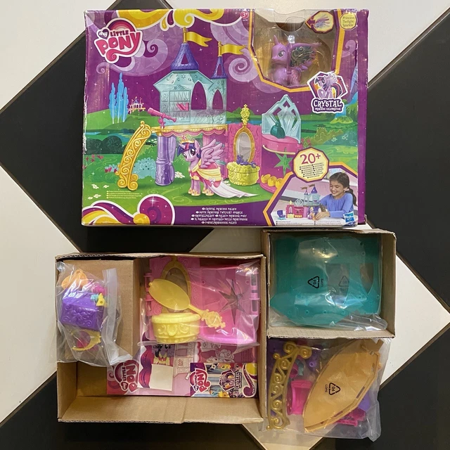 MY LITTLE PONY Crystal Princess Palace Twilight Sparkle Playset G4 2013 ...