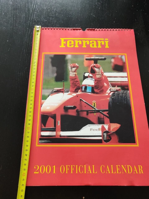 CALENDRIER 2001 FERRARI Official Calendar - F1 - 30*42 Cm EUR 10,00 ...