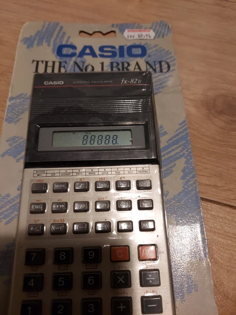 CASIO FX 82B Scientific Calculator Made in Japan Battery Power Handheld ...