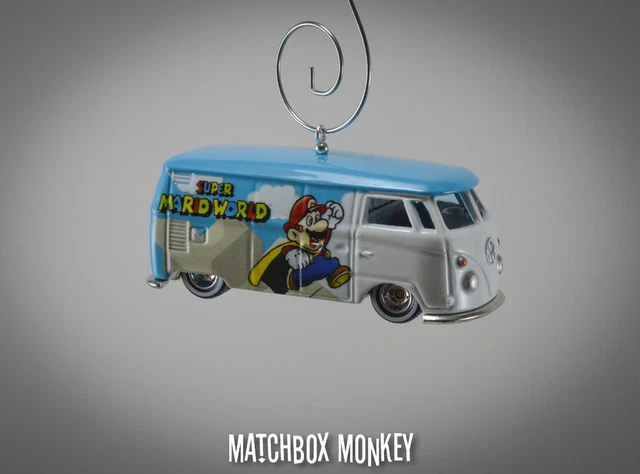 SUPER MARIO WORLD Volkswagen T1 Panel Van Custom Christmas Ornament VW ...