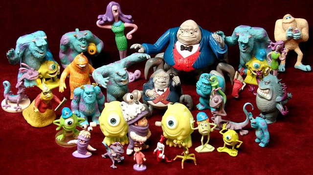 (30) WALT DISNEY Pixar Monsters Movie Animation Character Toy Playset ...