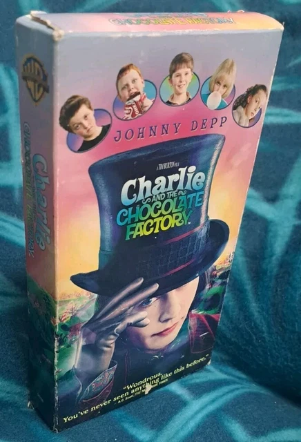 VHS CHARLIE AND The Chocolate Factory (U.S Release) 2005 Family NTSC ...