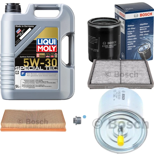 BOSCH INSPECTION SET 5L Liqui Moly Spécial Tec F 5W-30 pour Volvo V40 Combi EUR 138,89 - PicClick FR